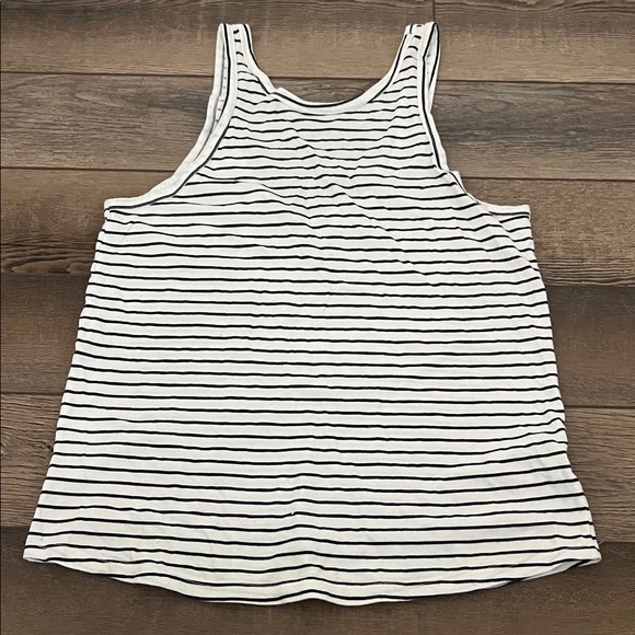 RVCA | Tops | Rvca Black And White Striped Tank Top | Poshmark